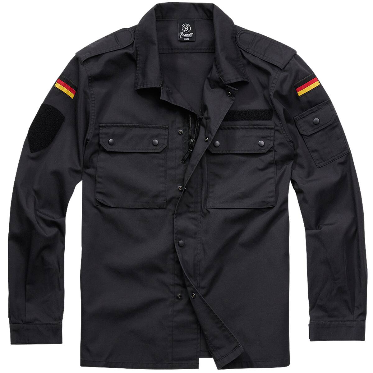 Brandit Bundeswehr Feldbluse schwarz - outdoorfan.de | Bundeswehr Shop ...