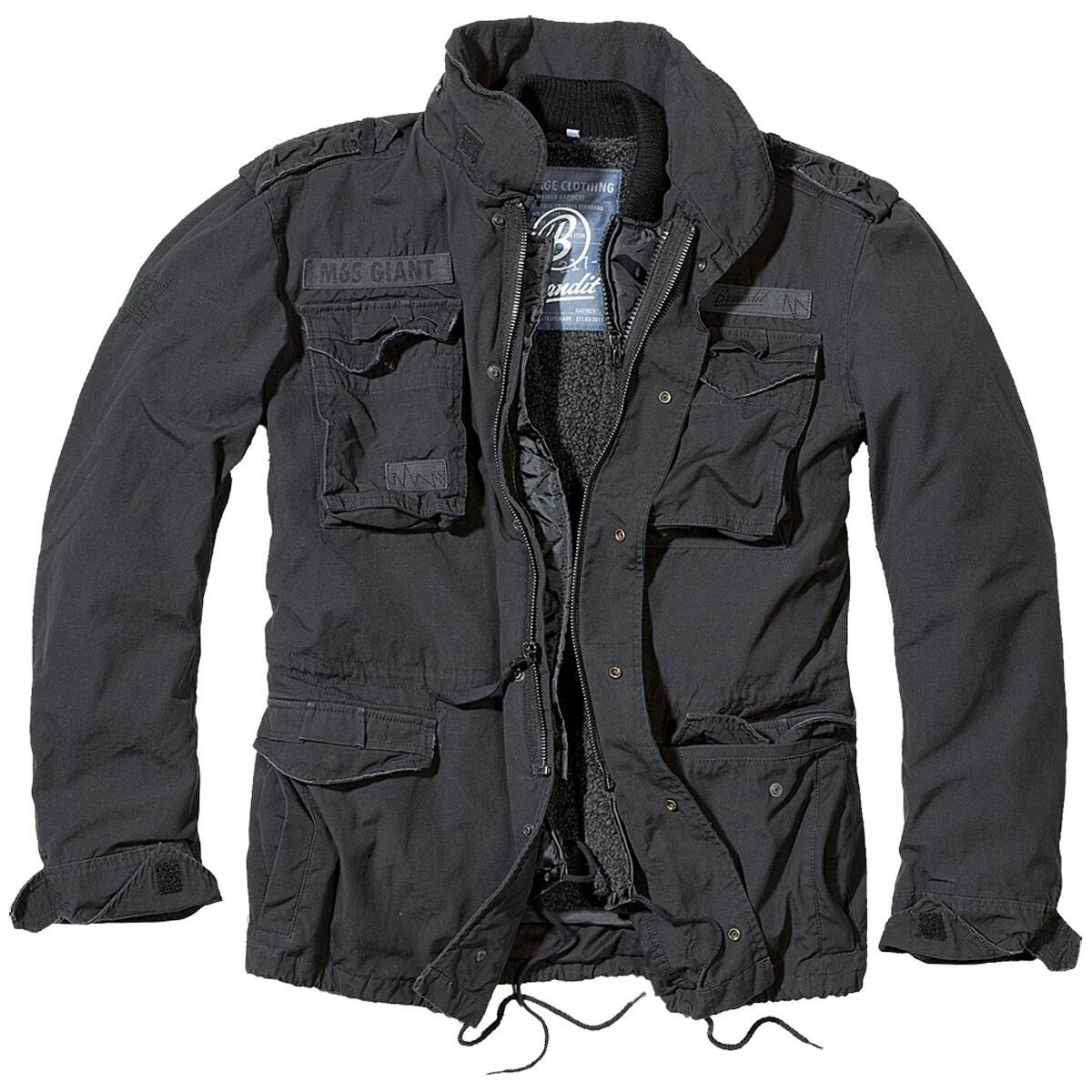 BRANDIT M65 Giant Jacke schwarz - outdoorfan.de | Bundeswehr Shop, Arm ...