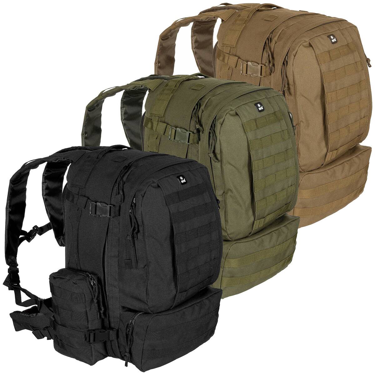 Ital. Rucksack Tactical-Modular versch. Farben - outdoorfan.de | Bunde ...
