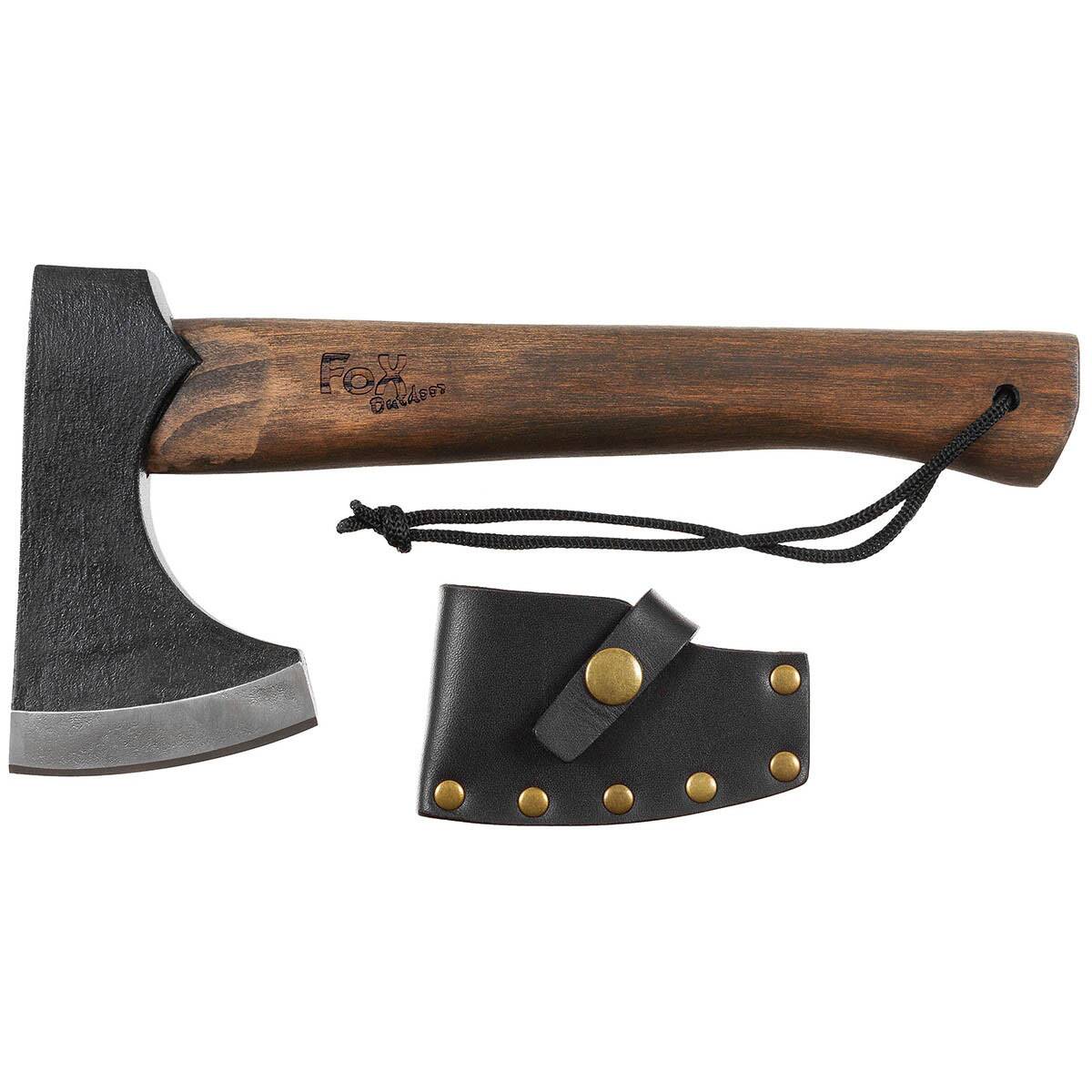 Axt Viking schwarz – Stahlkopf Ledergriff FOX Outdoor - outdoorfan.de ...
