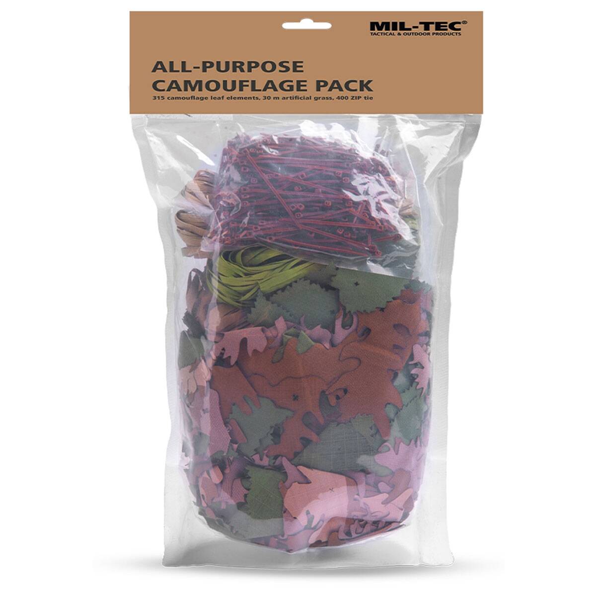 Mil-Tec All Purpose Camouflage Pack Tarn – Polyester - outdoorfan.de ...