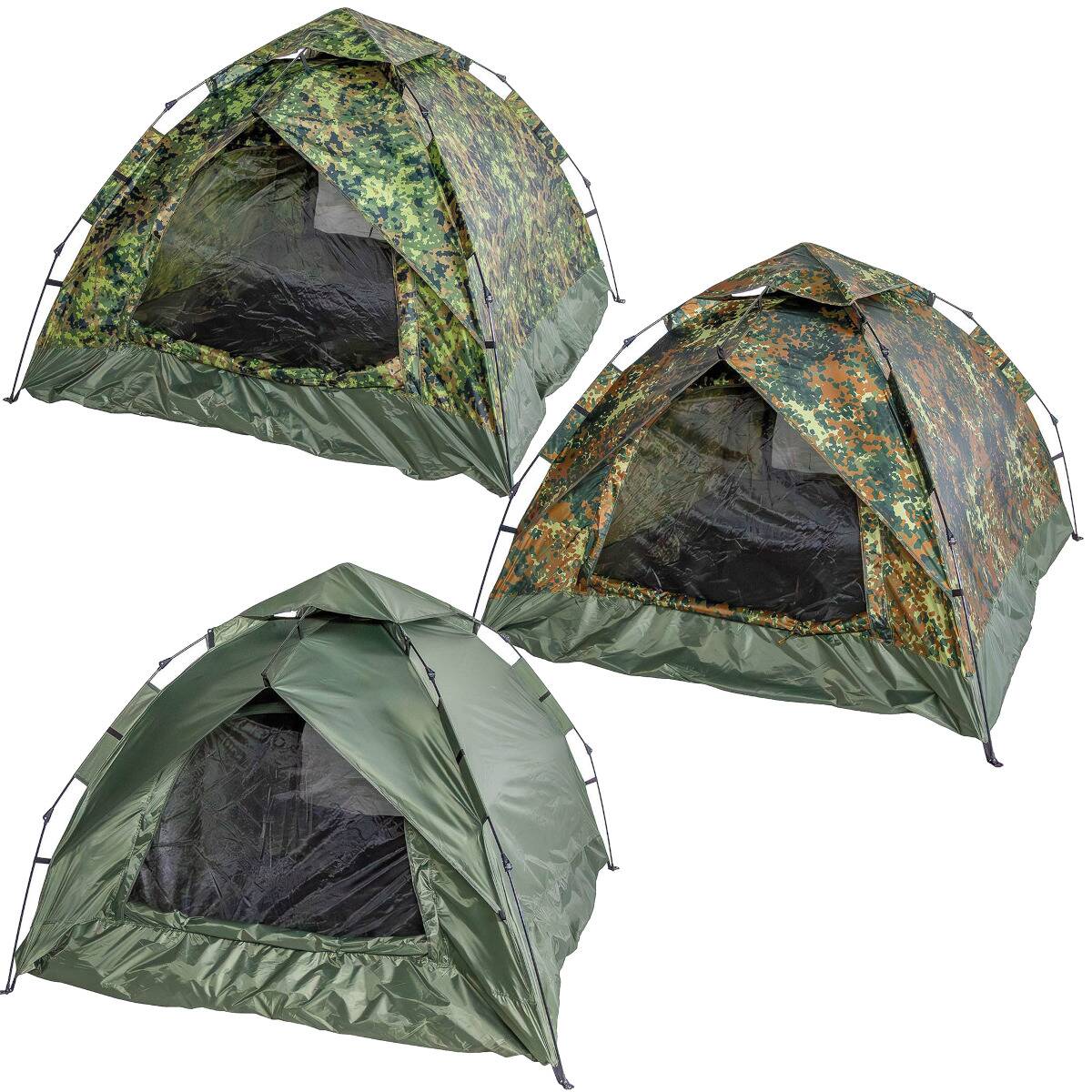 Zelt Quick Up Monodom 3 Personen – wasserdicht 2000 mm MFH - outdoorfa ...